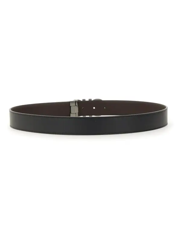 FERRAGAMO Reversible Belt - Black