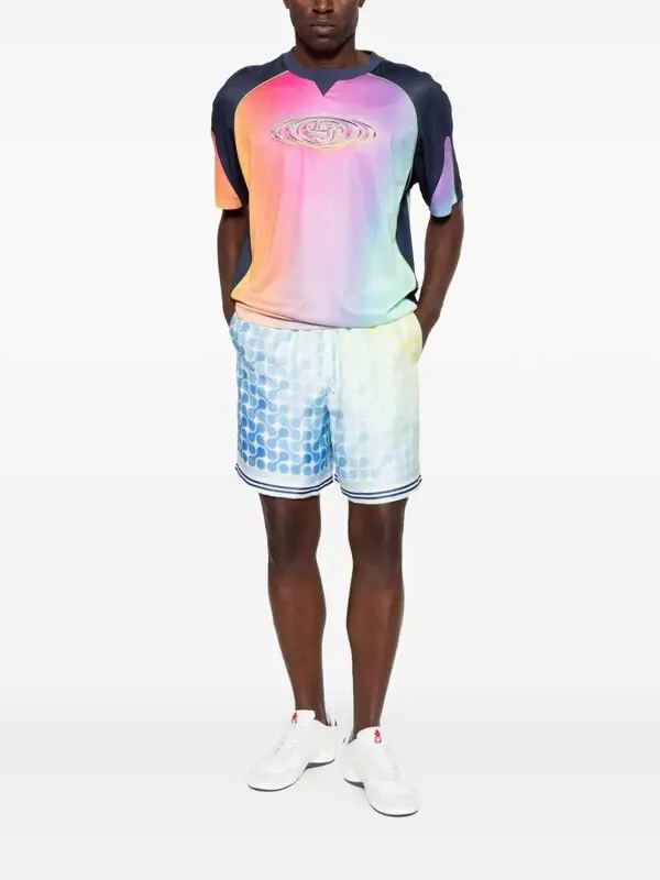 Casablanca Patterned Stretch Shorts