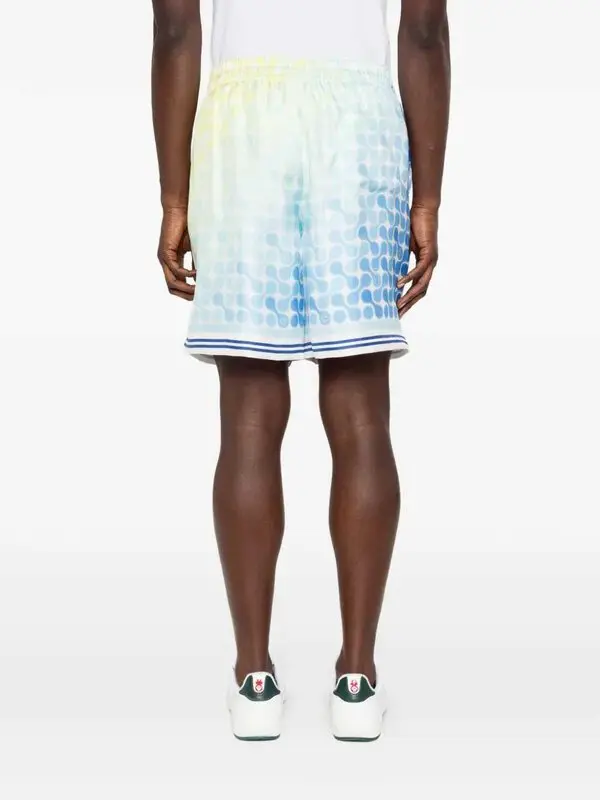 Casablanca Patterned Stretch Shorts
