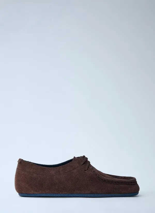 JIL SANDER Suede Moccasin Shoes - Brown