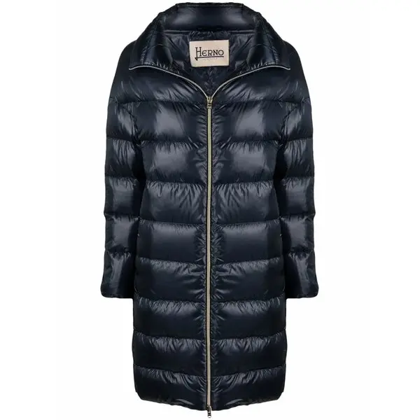 Herno Mid-length Down Coat - Blue
