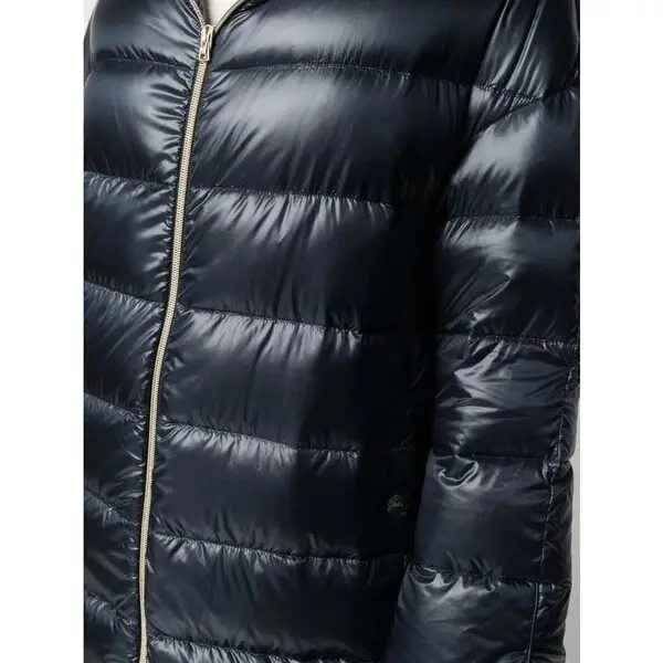 Herno Mid-length Down Coat - Blue