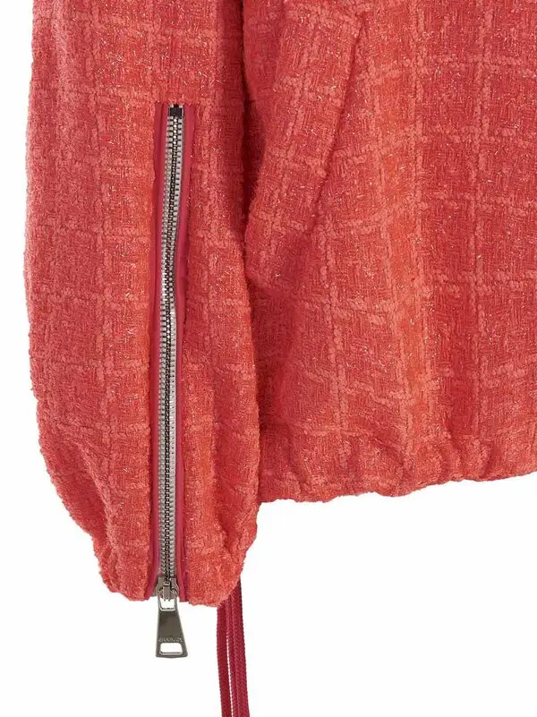 Khrisjoy Chris Windbreaker Tweed' Jacket - Pink