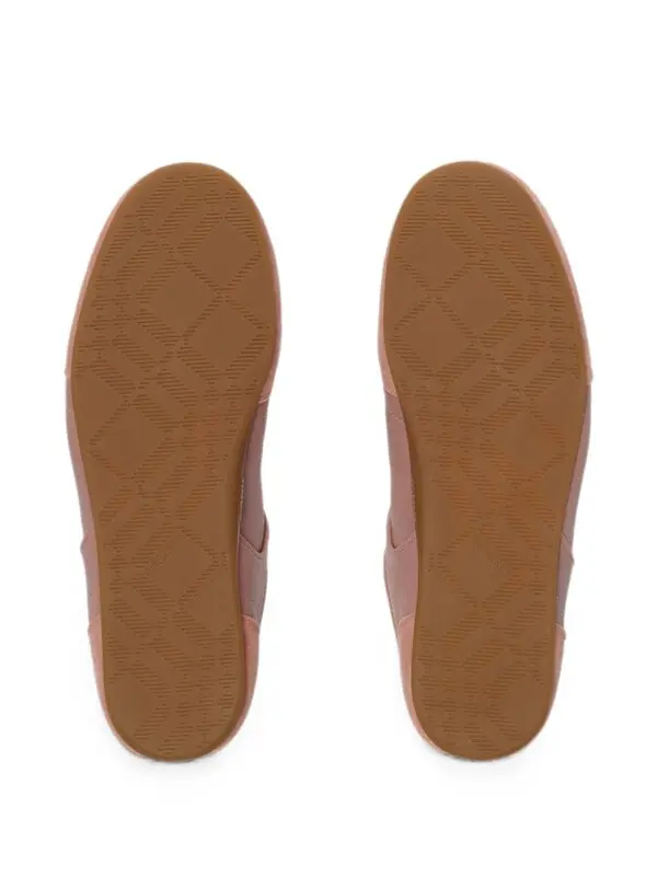 Burberry Leather Sneakers - Multicolor