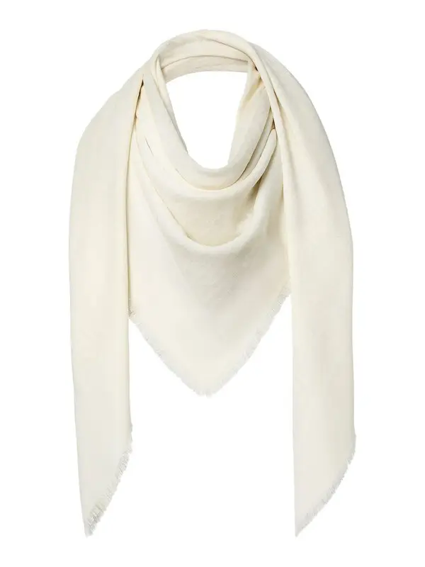 Fendi Wool, Silk And Cashmere Shawl