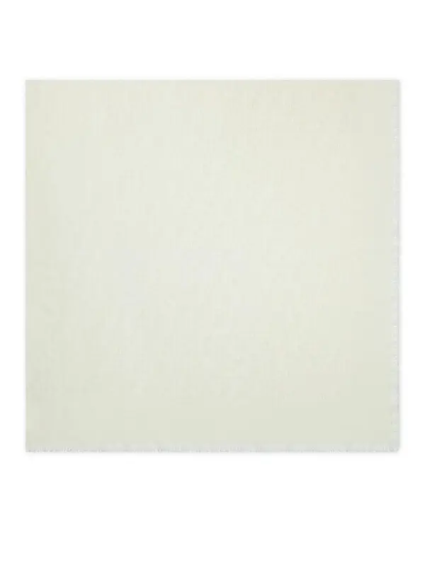 Fendi Wool, Silk And Cashmere Shawl - Cream