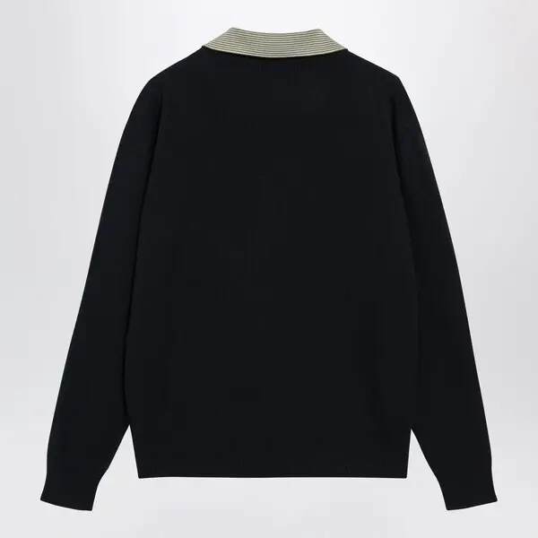 Miu Miu Wool And Cashmere Sweater With Collar