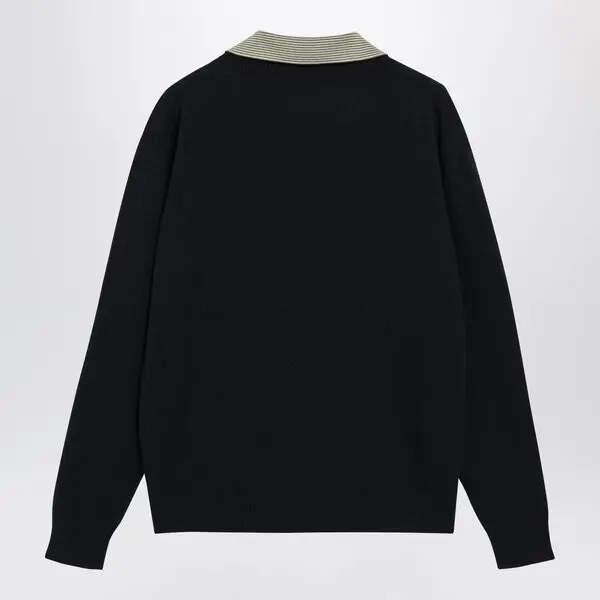 Miu Miu Wool And Cashmere Sweater With Collar