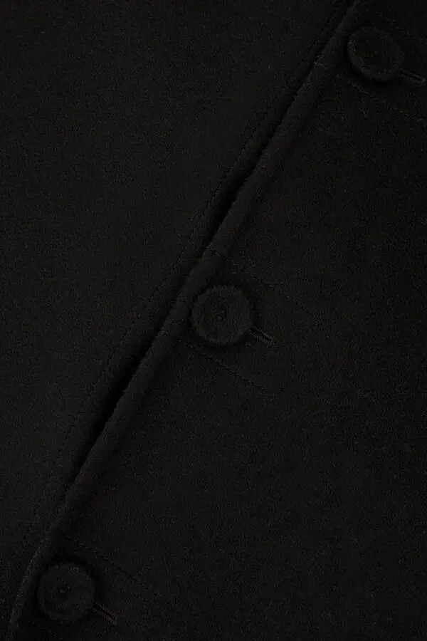 Fendi Asymmetrical Logo Coat - Multicolor