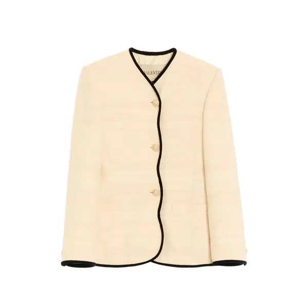 Valentino Garavani Silk Linen Blazer