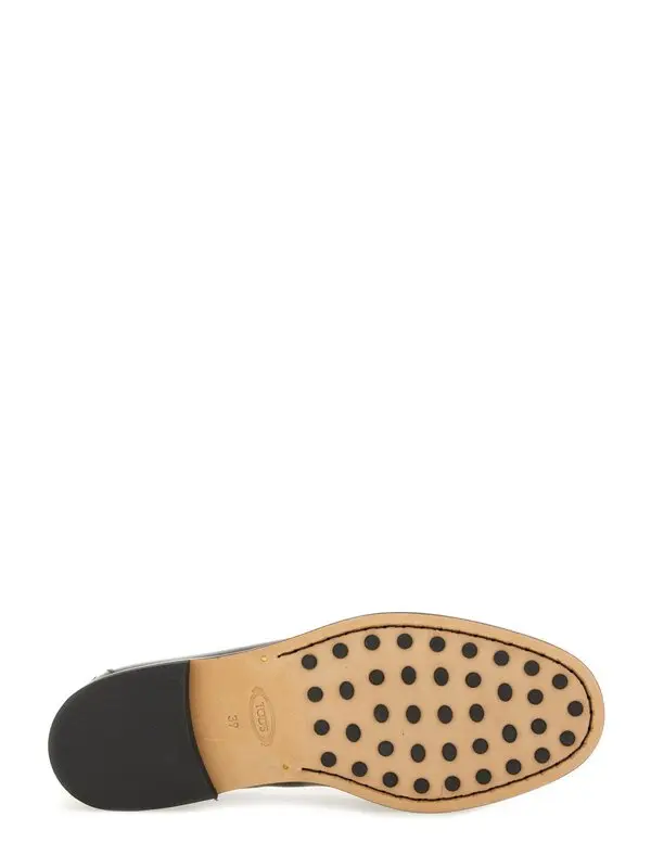 TOD'S Leather Loafer - Black