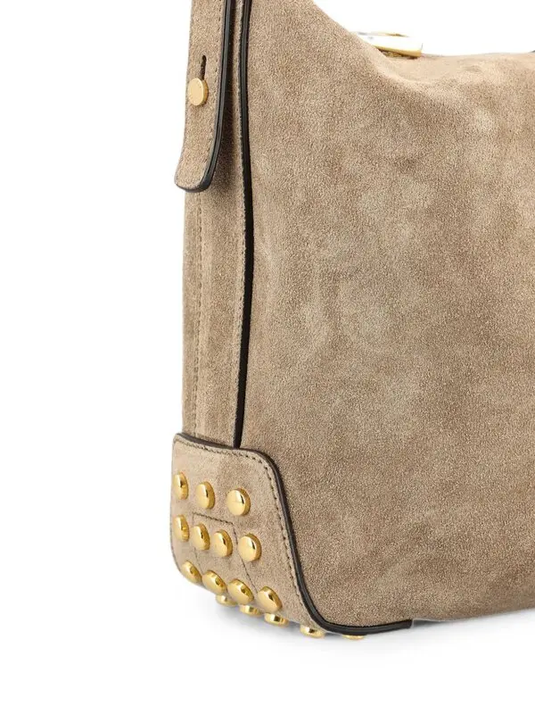 TOD'S Metal Dots Mini Leather Shoulder Bag