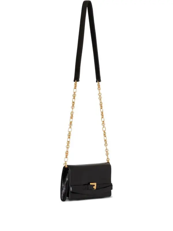 Balmain Shuffle Leather Wallet On Chain