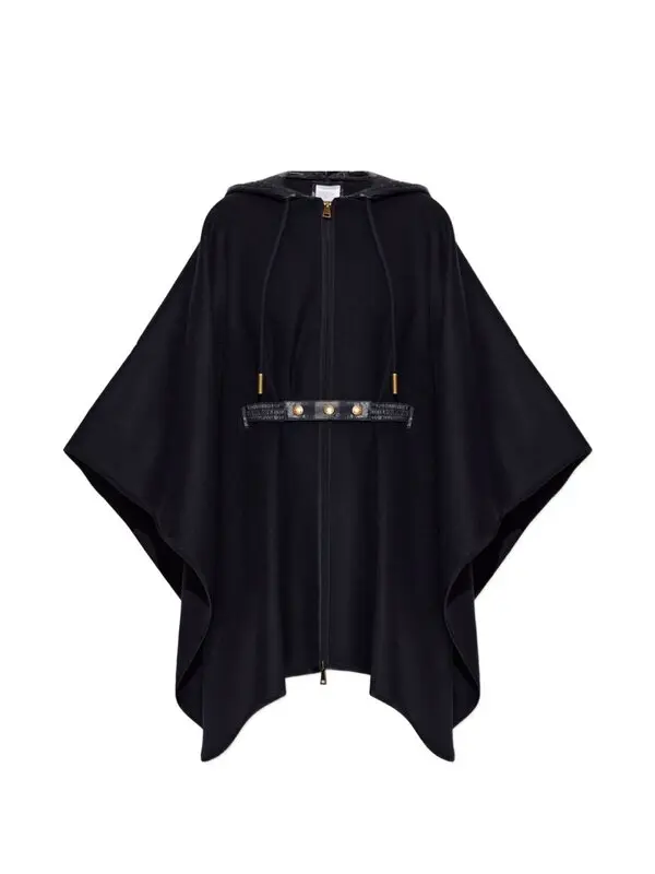 Moncler Wool Hooded Cape