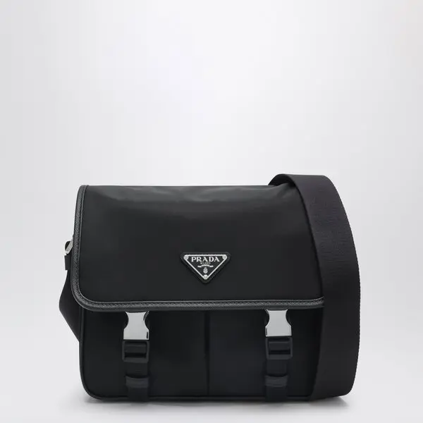 Prada Shoulder Bag In Re-nylon And Saffiano Leather