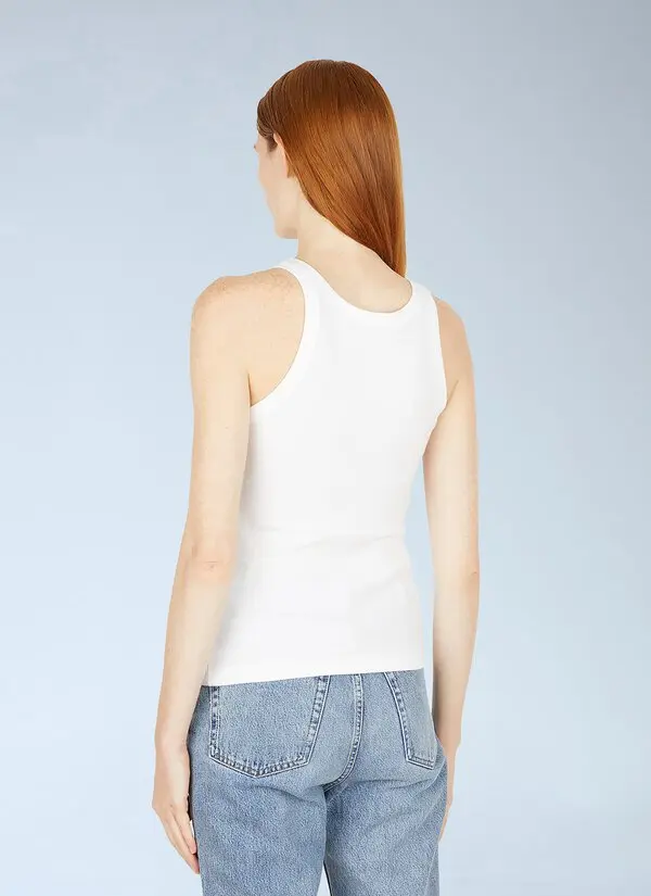 TOTEME Rib Tank Top - White