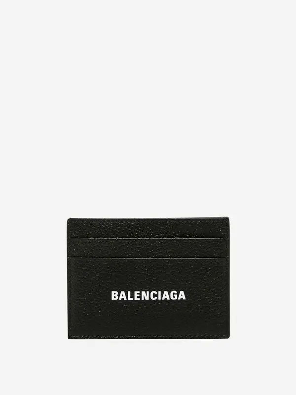Balenciaga Leather Card Holder - Multicolor