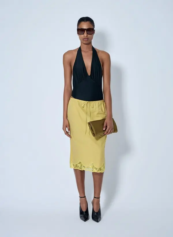 Saint Laurent Halterneck Swimsuit