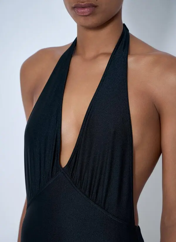 Saint Laurent Halterneck Swimsuit