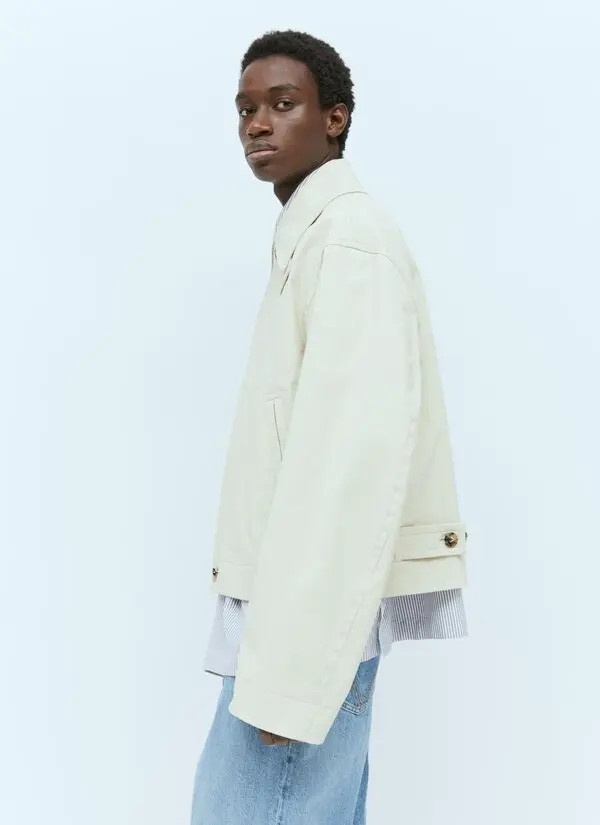 Bottega Veneta Canvas Blouson Jacket