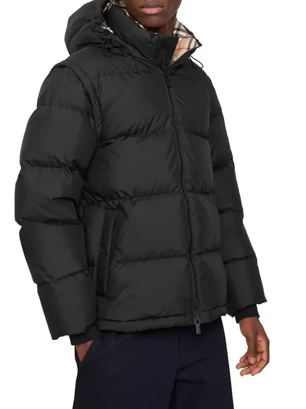 Burberry Down Jacket With Detachable Sleeves
