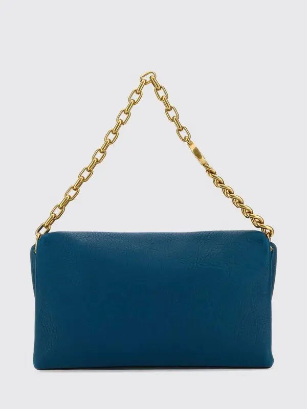 Gucci Grained Leather Shoulder Bag - Blue