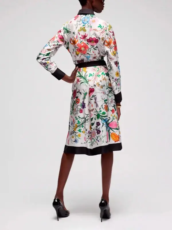 Gucci Flora Place Silk Shirt