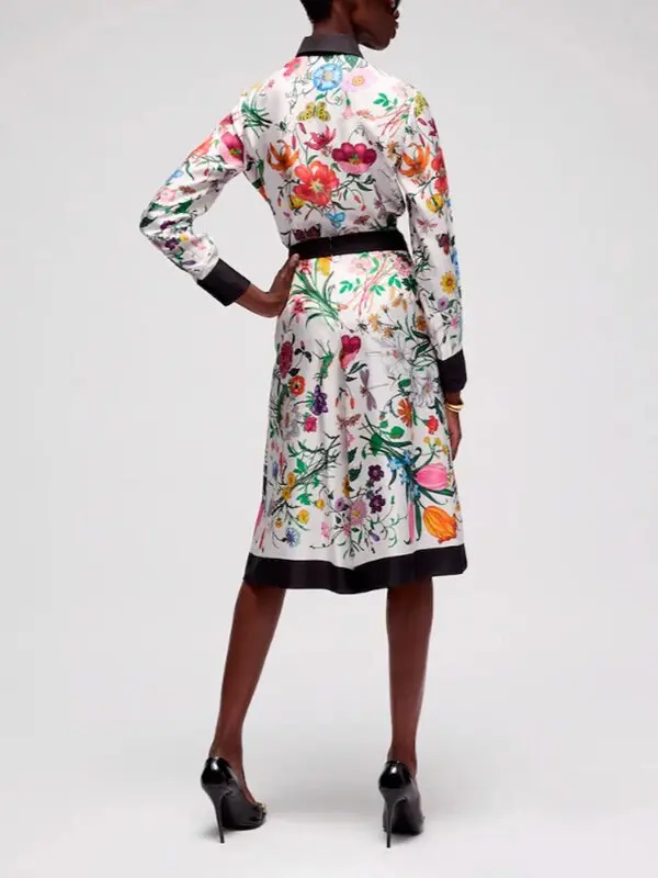 Gucci Flora Place Silk Shirt