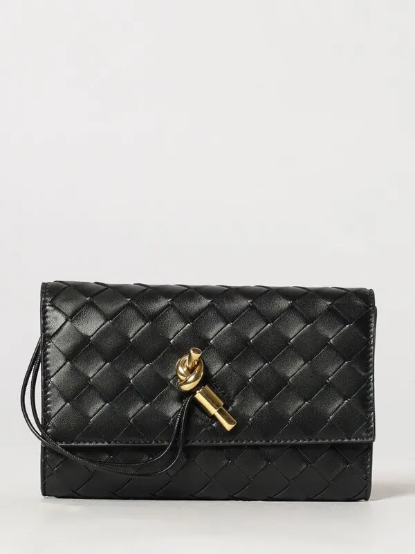 Bottega Veneta Andiamo Mini Handbag In Intrecciato Nappa Leather - Black