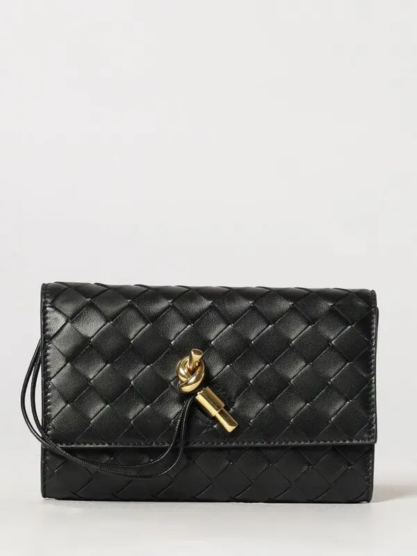 Bottega Veneta Andiamo Mini Handbag In Intrecciato Nappa Leather - Black