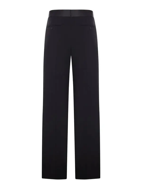 Giorgio Armani Fabric Palazzo Trousers