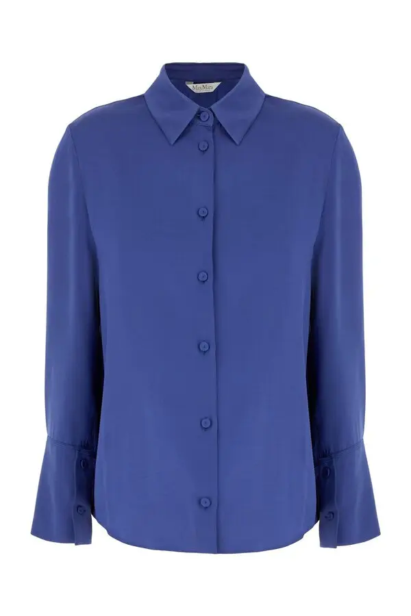 Max Mara Solid Button-up Shirt - Multicolor