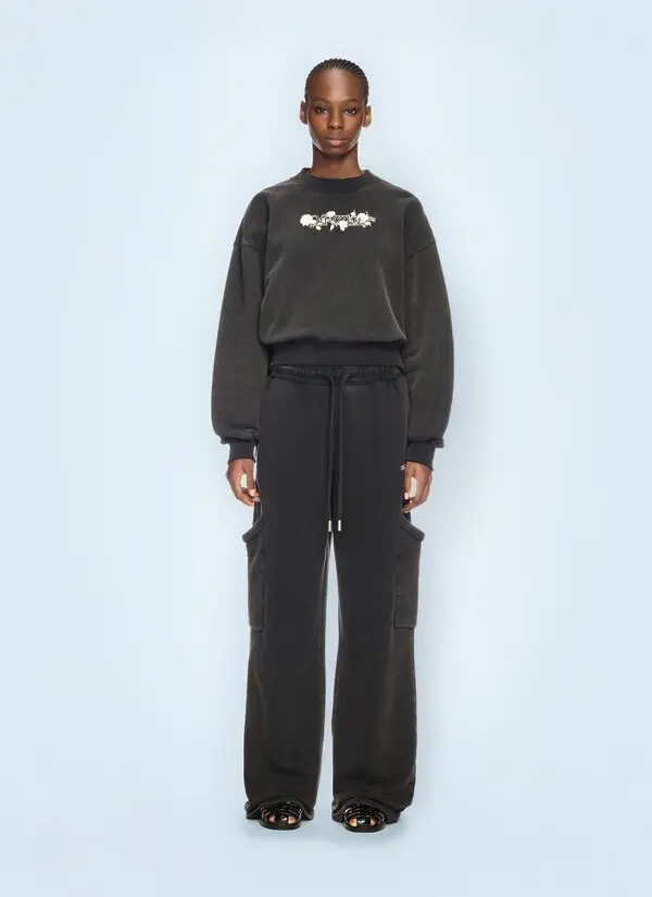Off-White Bookish Rose Sweatshirt - Black