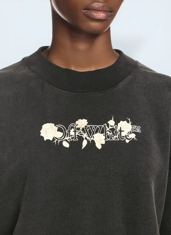 Off-White Bookish Rose Sweatshirt