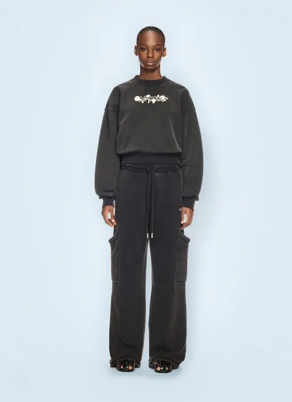 Off-White Bookish Rose Sweatshirt - Black