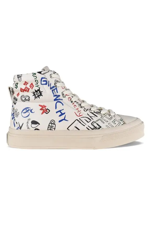 Givenchy City High-top Sneakers - Cream