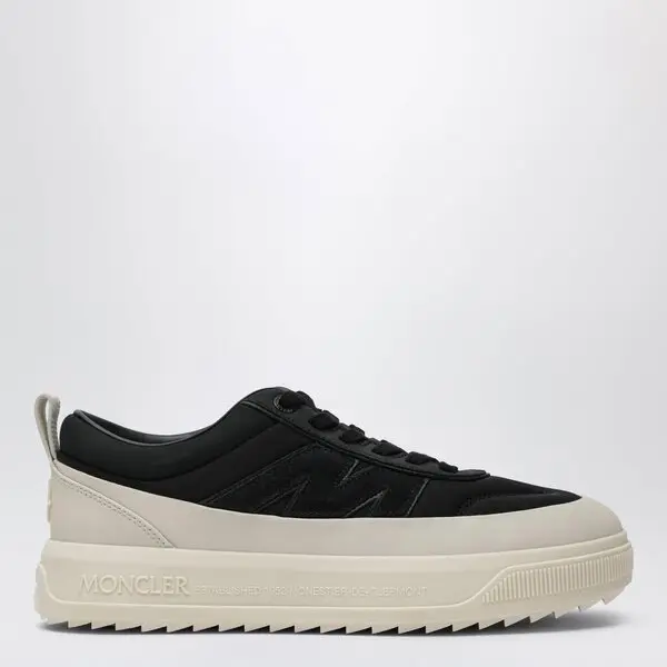 Moncler Altive Suede And Nubuck Sneakers - Black