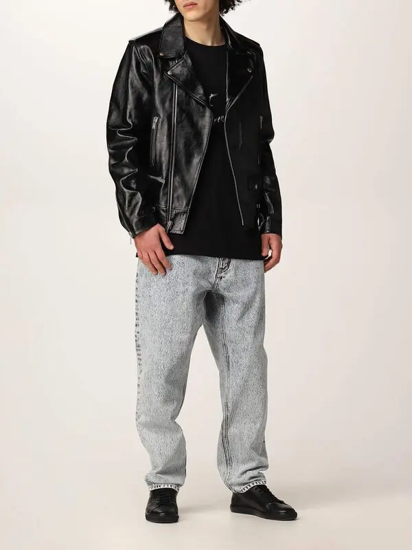 Saint Laurent Leather Biker Jacket