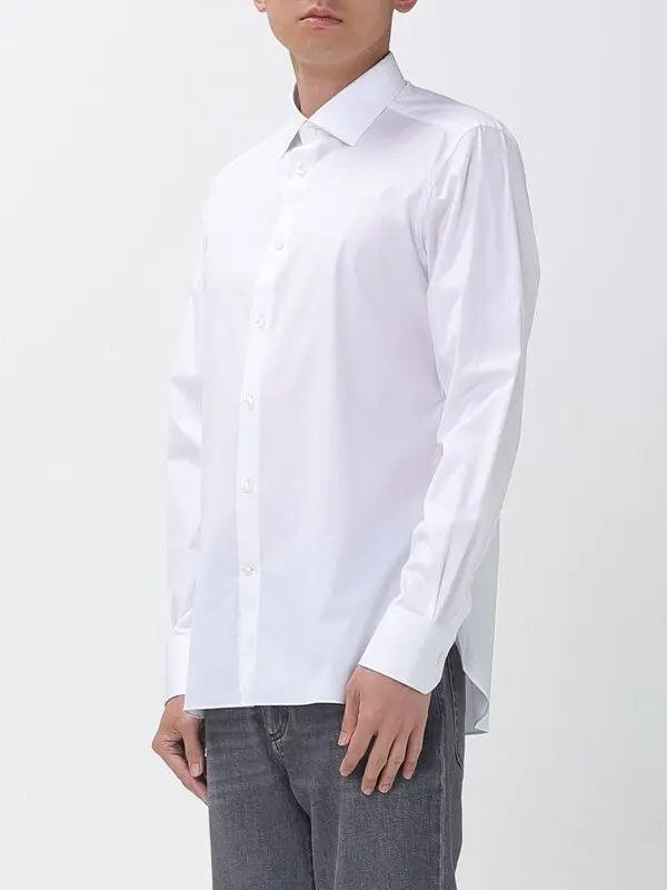 Zegna Classic Cotton Poplin Shirt - White