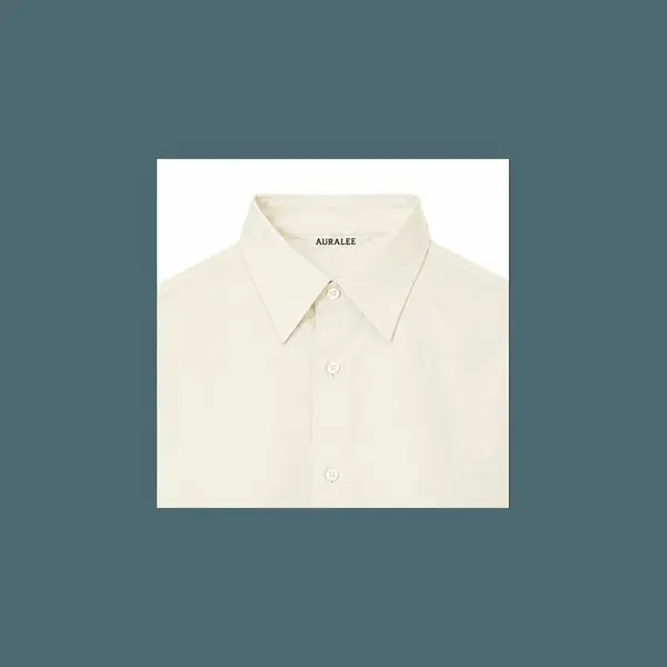 Auralee Super Fine Cotton Long-sleeve Shirt
