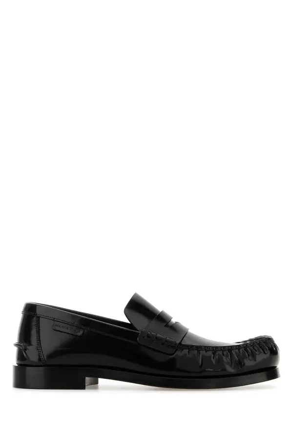 Bottega Veneta Leather Truman Loafers - Black