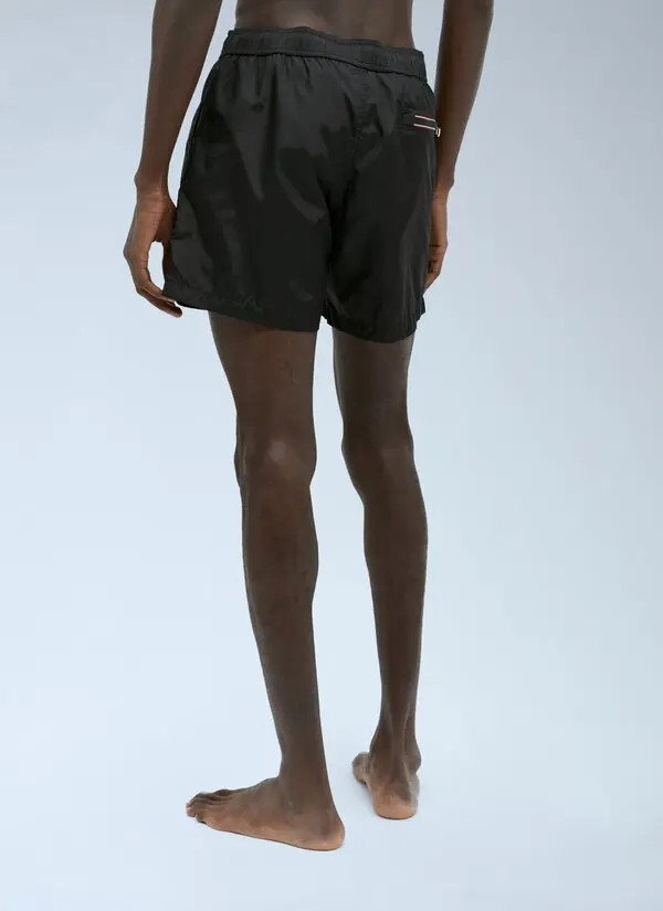 Moncler Logo Patch Swim Shorts