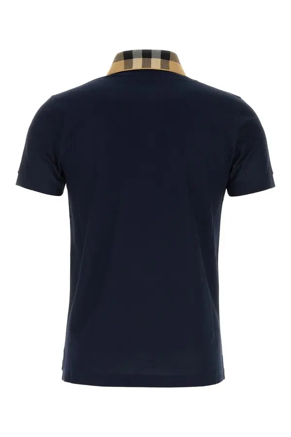 Burberry Midnight Piquet Polo Shirt - Blue