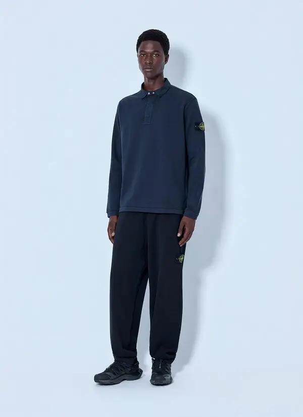 Stone Island Elasticated Track Pants - Black