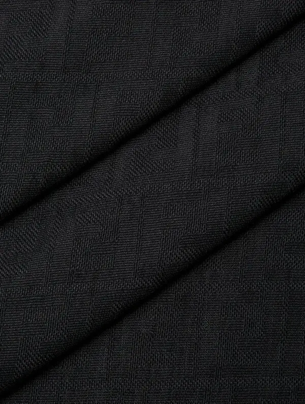 Fendi Wool, Silk And Cashmere Shawl