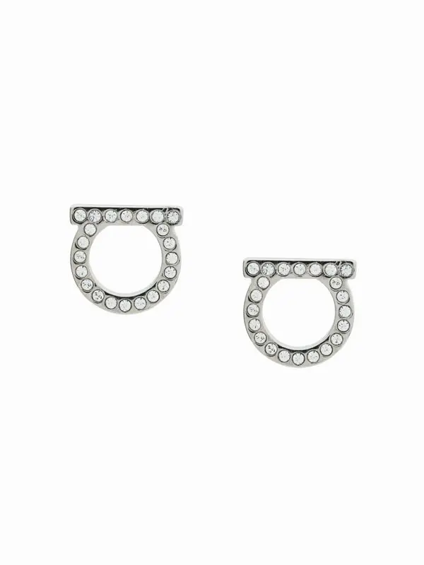 FERRAGAMO Gancini Crystal Earrings - Multicolor