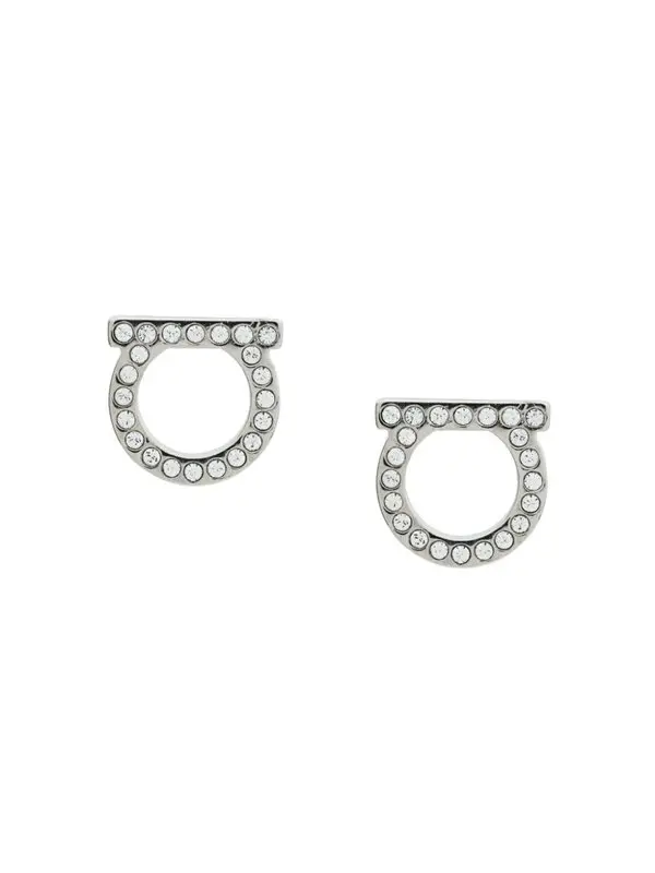 FERRAGAMO Gancini Crystal Earrings - Multicolor