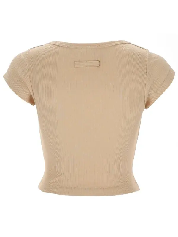 JEAN PAUL GAULTIER Top With Logo Patch