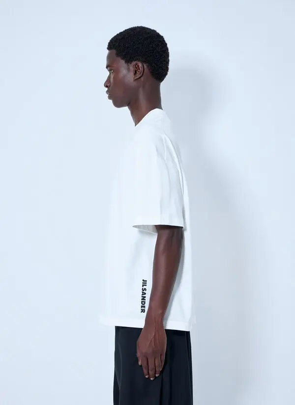 JIL SANDER Cotton Jersey Crewneck T-shirt