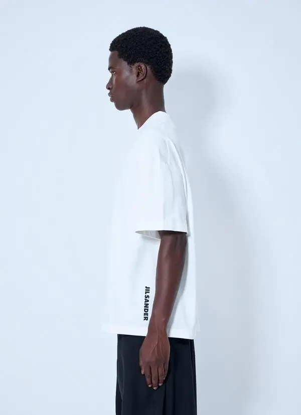 JIL SANDER Cotton Jersey Crewneck T-shirt - White